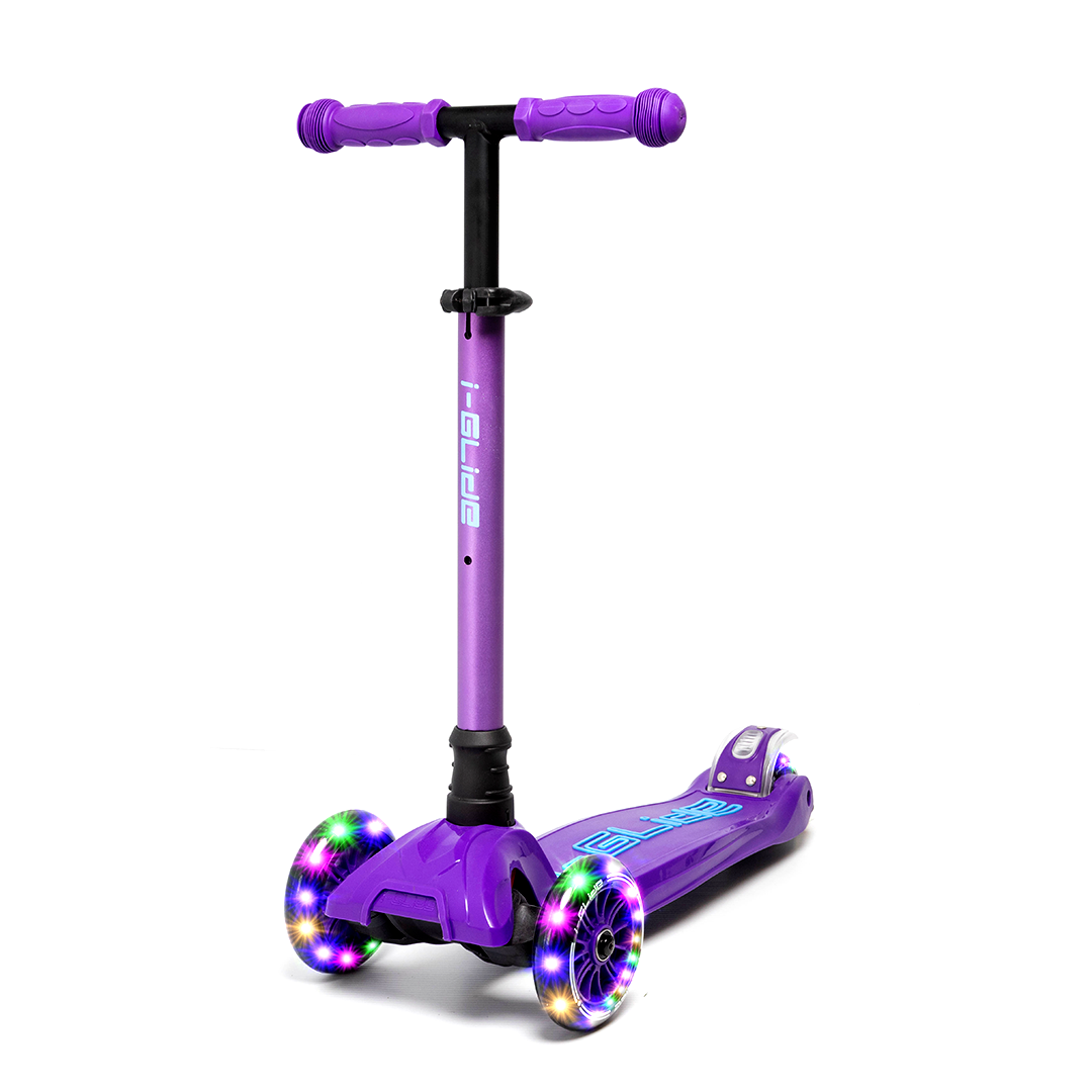 I-GLIDE 3 Wheel Kids Scooter | Purple/Blue – Scooter Barn